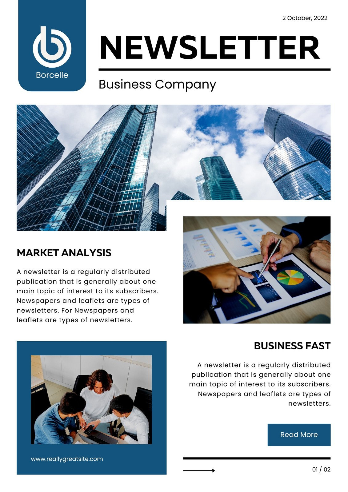 Sample Company Newsletter Templates Template Samples