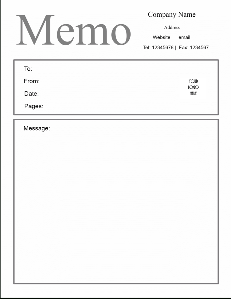 Memo Sample Template | Template Samples