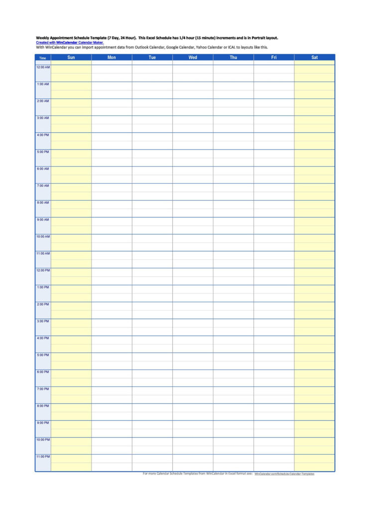 Free Printable Appointment Calendar Template | Template Samples