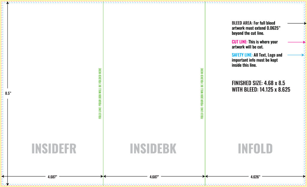 Free Printable Blank Brochure Template | Template Samples
