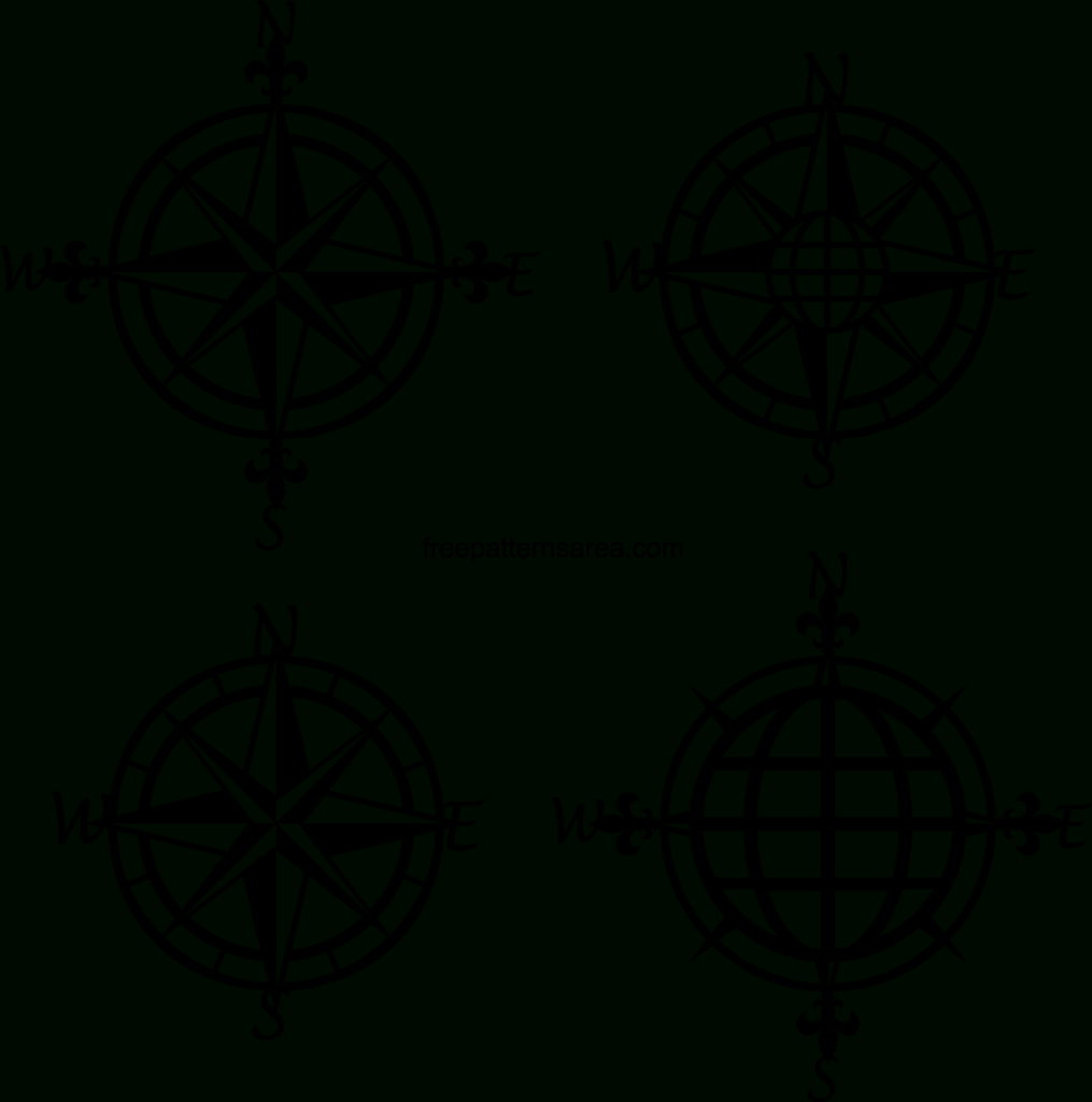 Free Printable Compass Rose Template | Template Samples