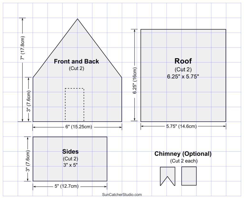 Large Gingerbread House Template Printable | Template Samples