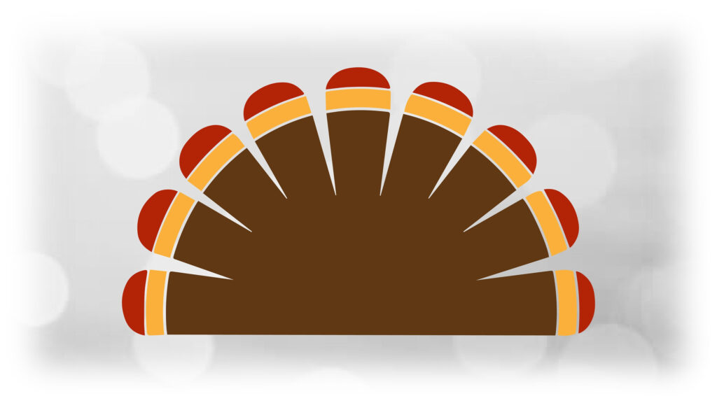 Turkey Tail Feather Template | Template Samples