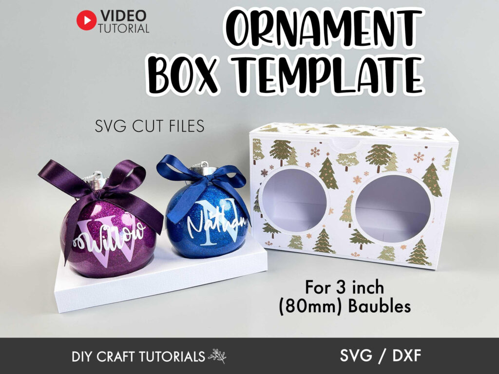 Christmas Ornament Box Template | Template Samples