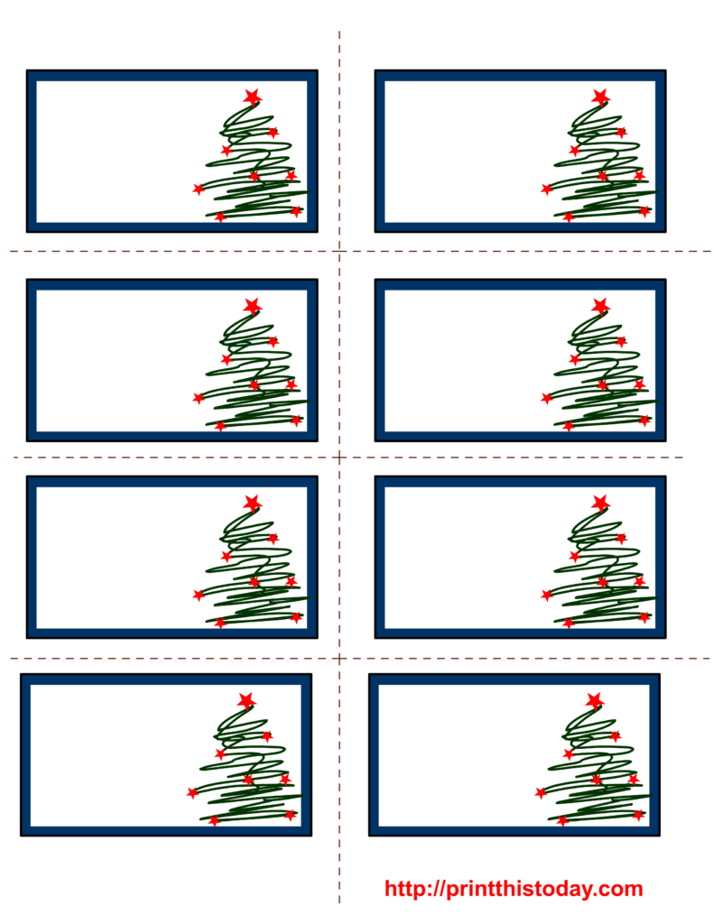 Christmas Label Template | Template Samples